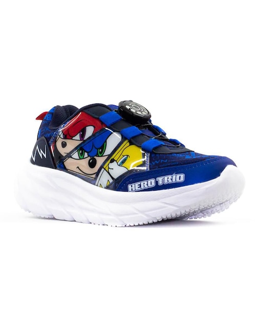 Tenis Tropicana para niño Sonic 1